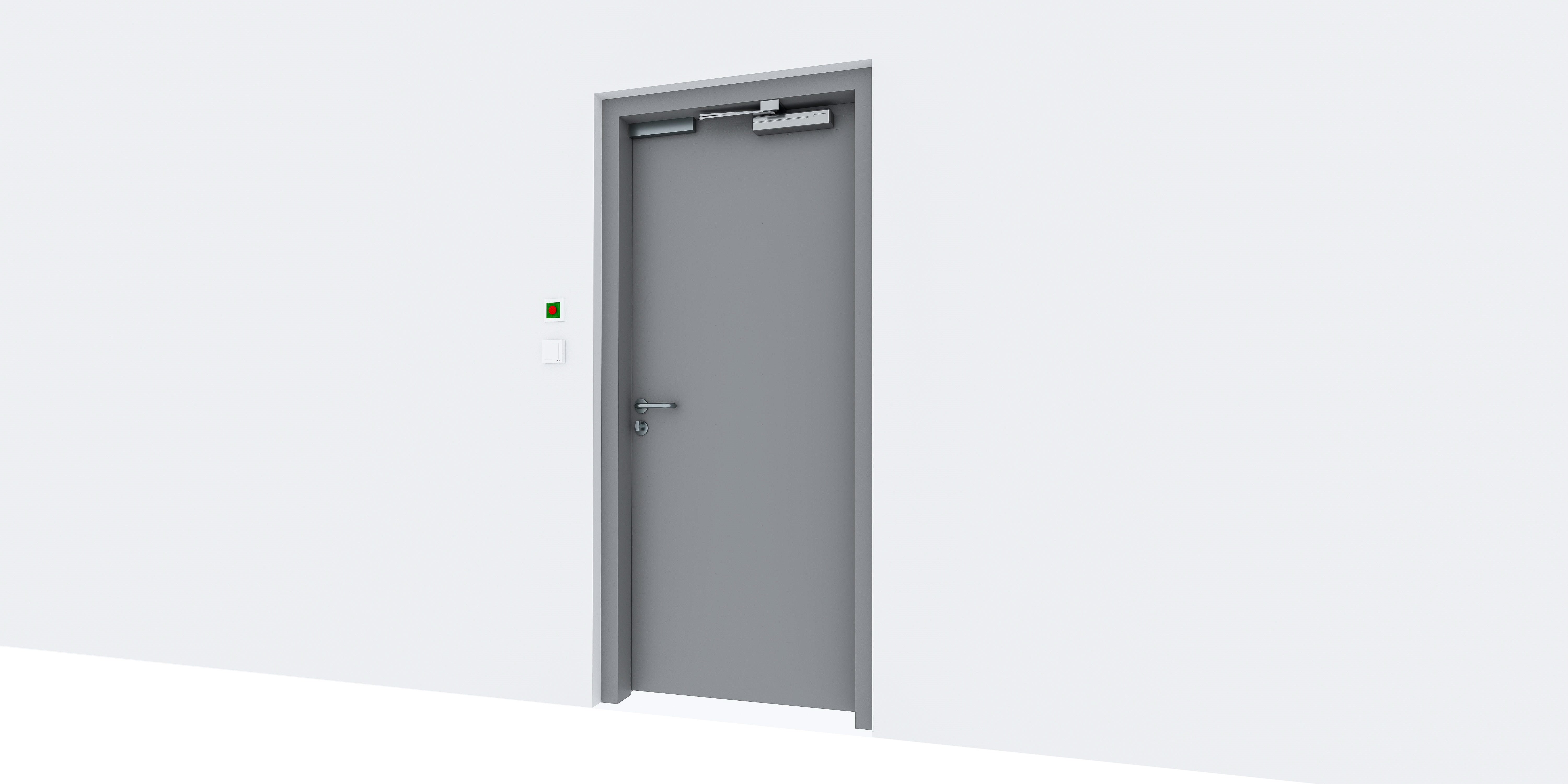 Steel Doorset Elec.Room with Access control - Single | ASSA ABLOY