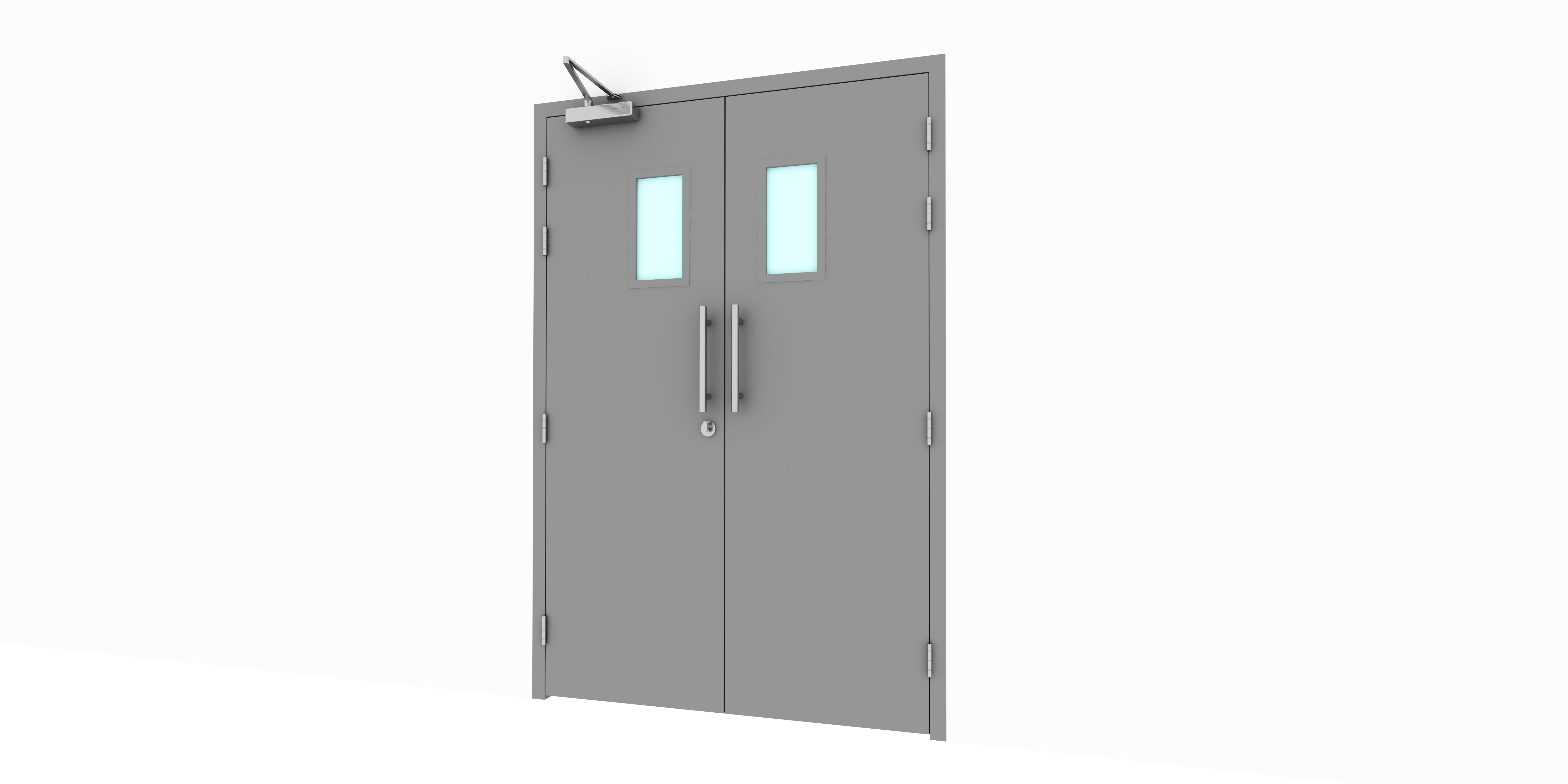 Steel Doorset Non-Fire Rated Steel Door - Double | ASSA ABLOY