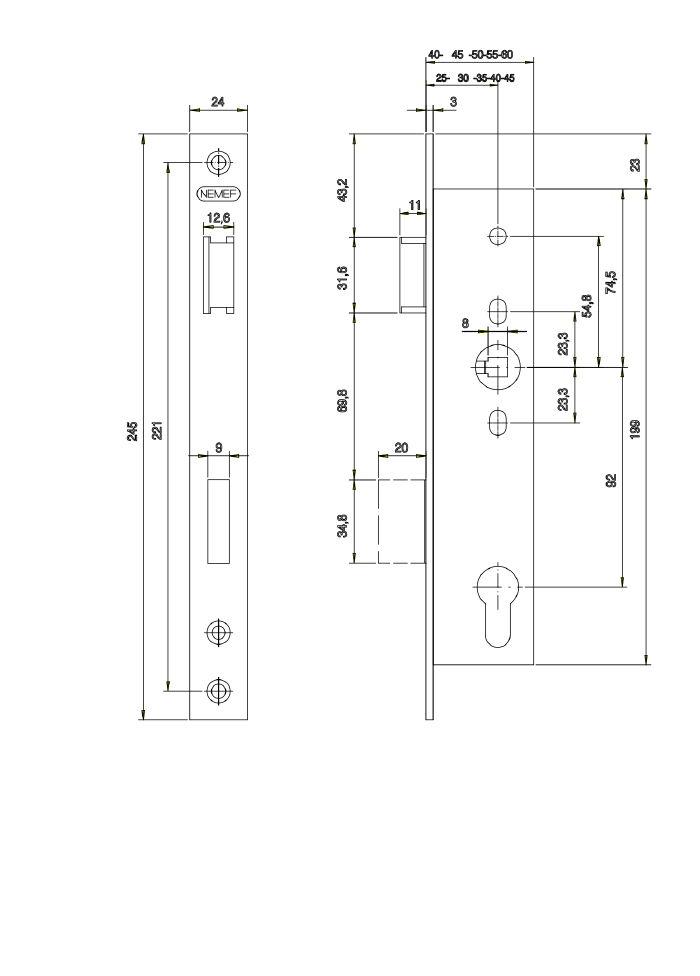 NEMEF 9600 | ASSA ABLOY