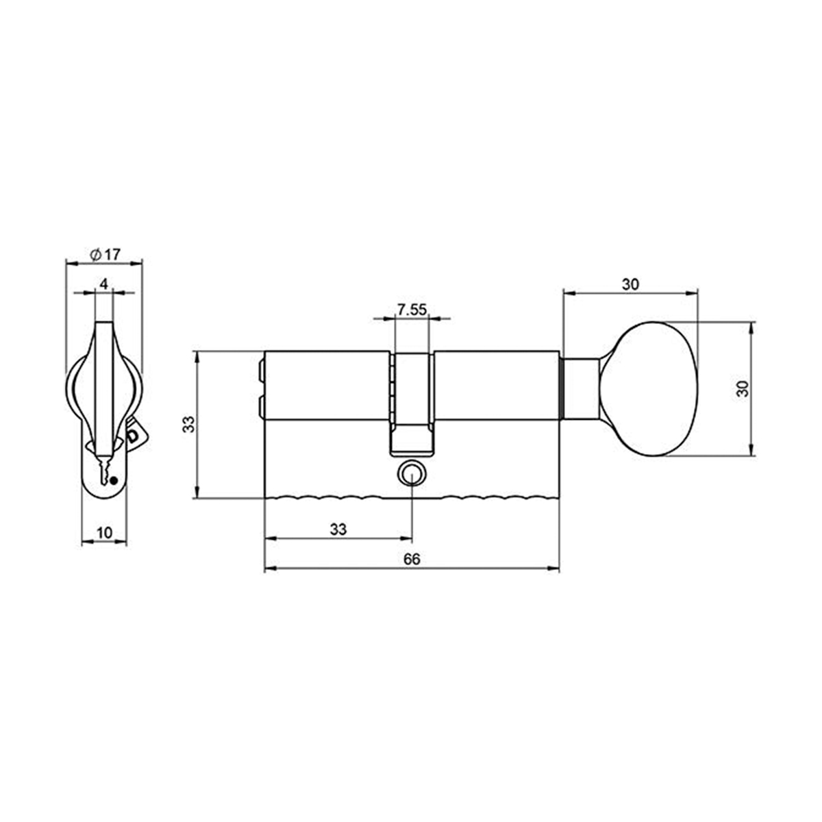 Knob Cylinder Euro Profile | ASSA ABLOY