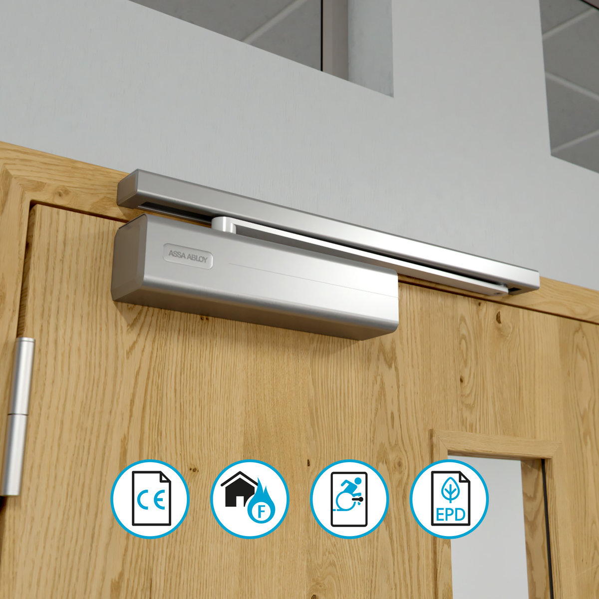 מחזיר דלת הידראולי תוצרת ASSA ABLOY דגם DC500 | ASSA ABLOY