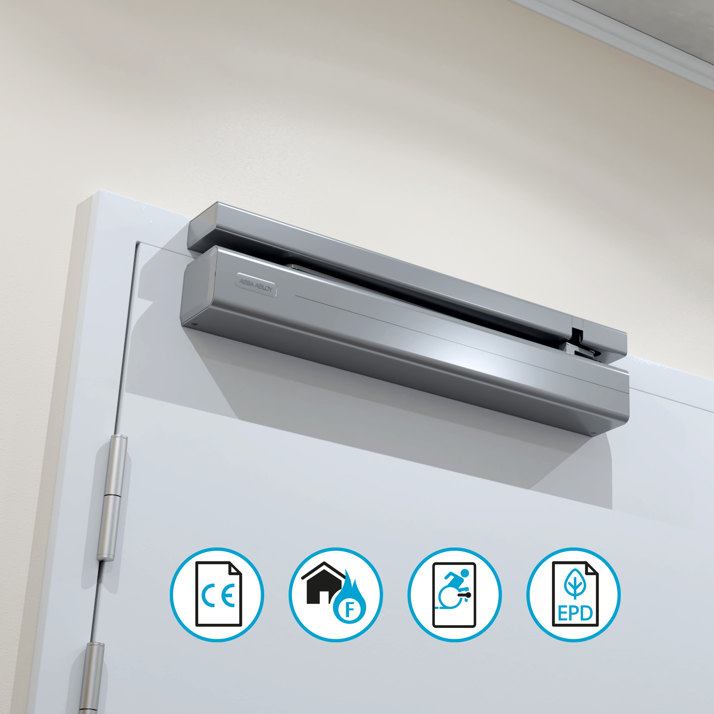 מחזיר דלת הידראולי תוצרת ASSA ABLOY דגם DC700G-CM | ASSA ABLOY