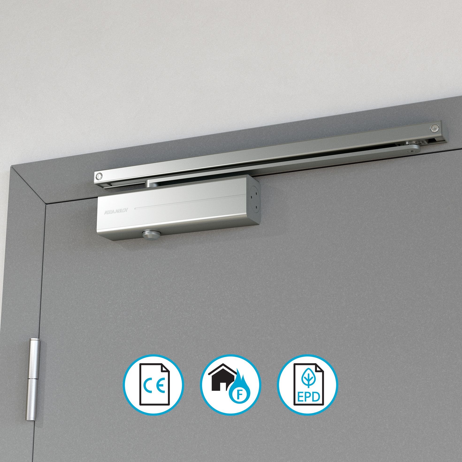 סגר הידראולי תוצרת ASSA ABLOY דגם DC135 | ASSA ABLOY
