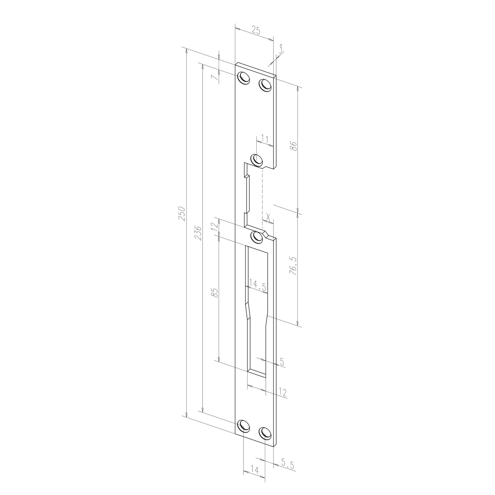 Frontale 843 | ASSA ABLOY