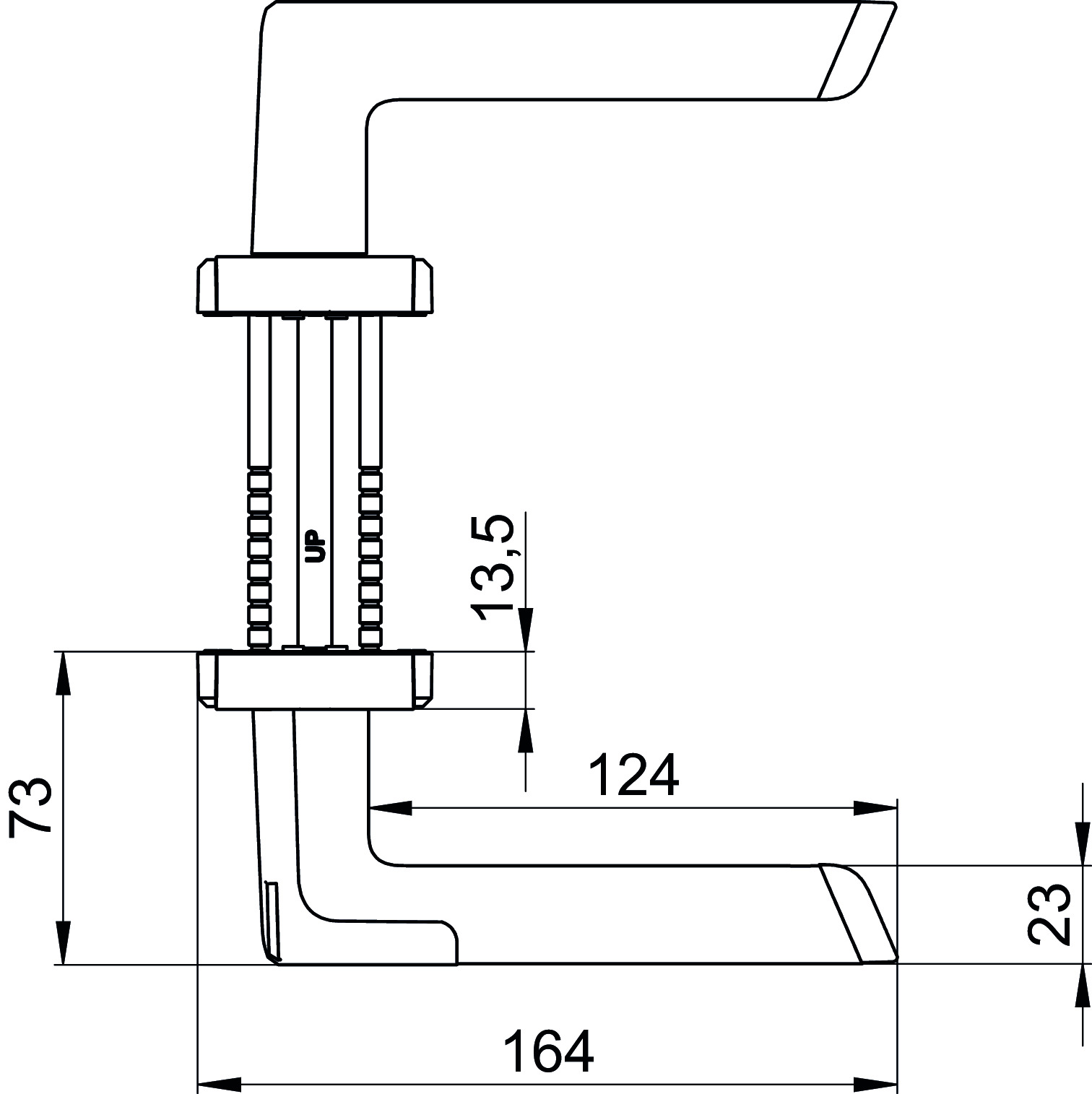Aperio H100 Electronic Handle | ASSA ABLOY