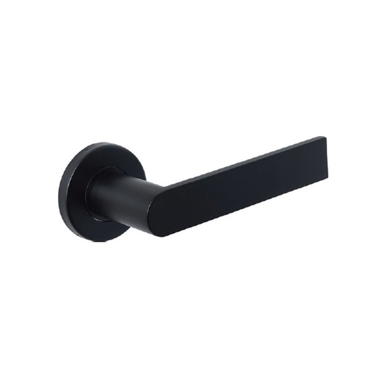 Bontebok Black Lever Handle on Rose | ASSA ABLOY