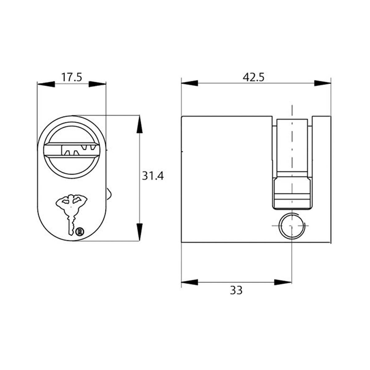Single Cylinder Oval Profile | ASSA ABLOY