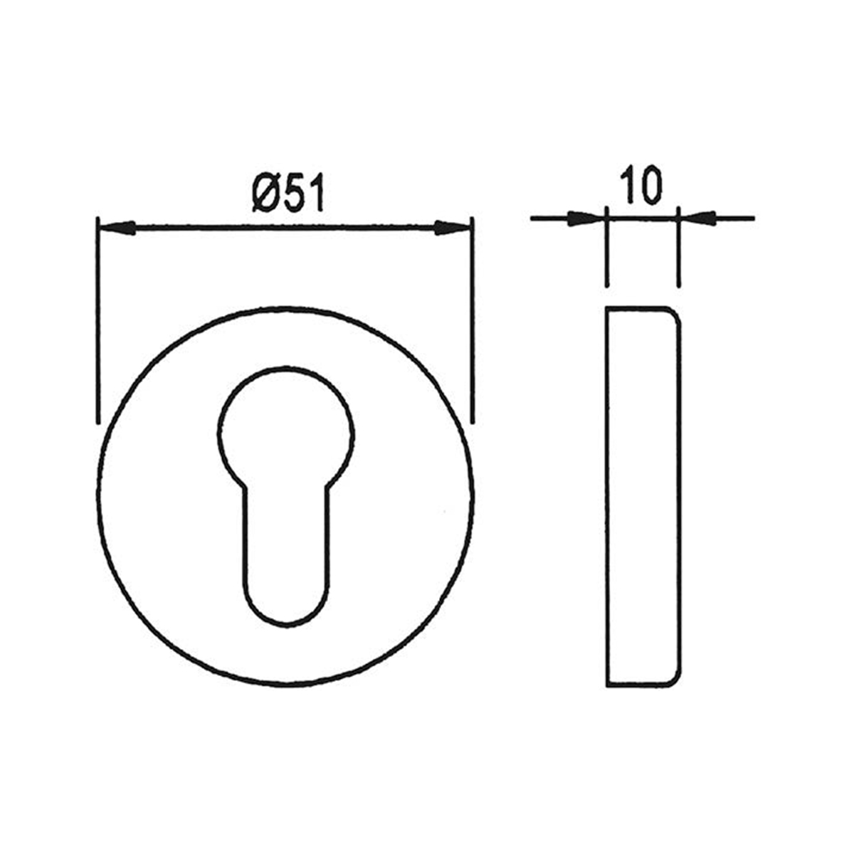 Round Escutcheons | ASSA ABLOY