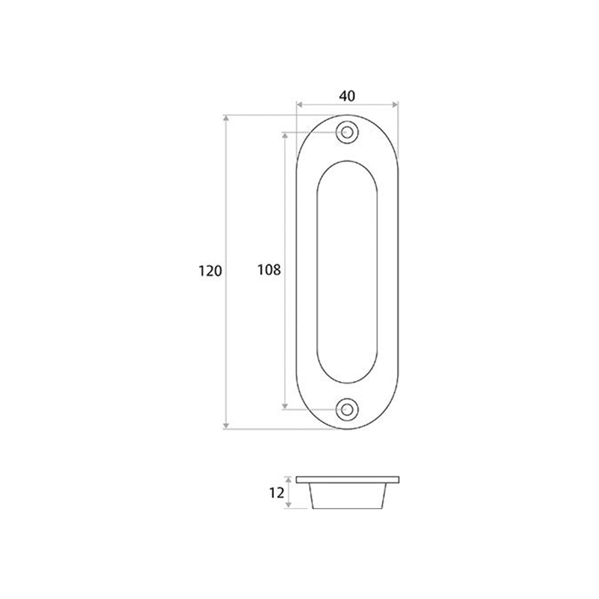 Flush Finger Pull Handle | ASSA ABLOY