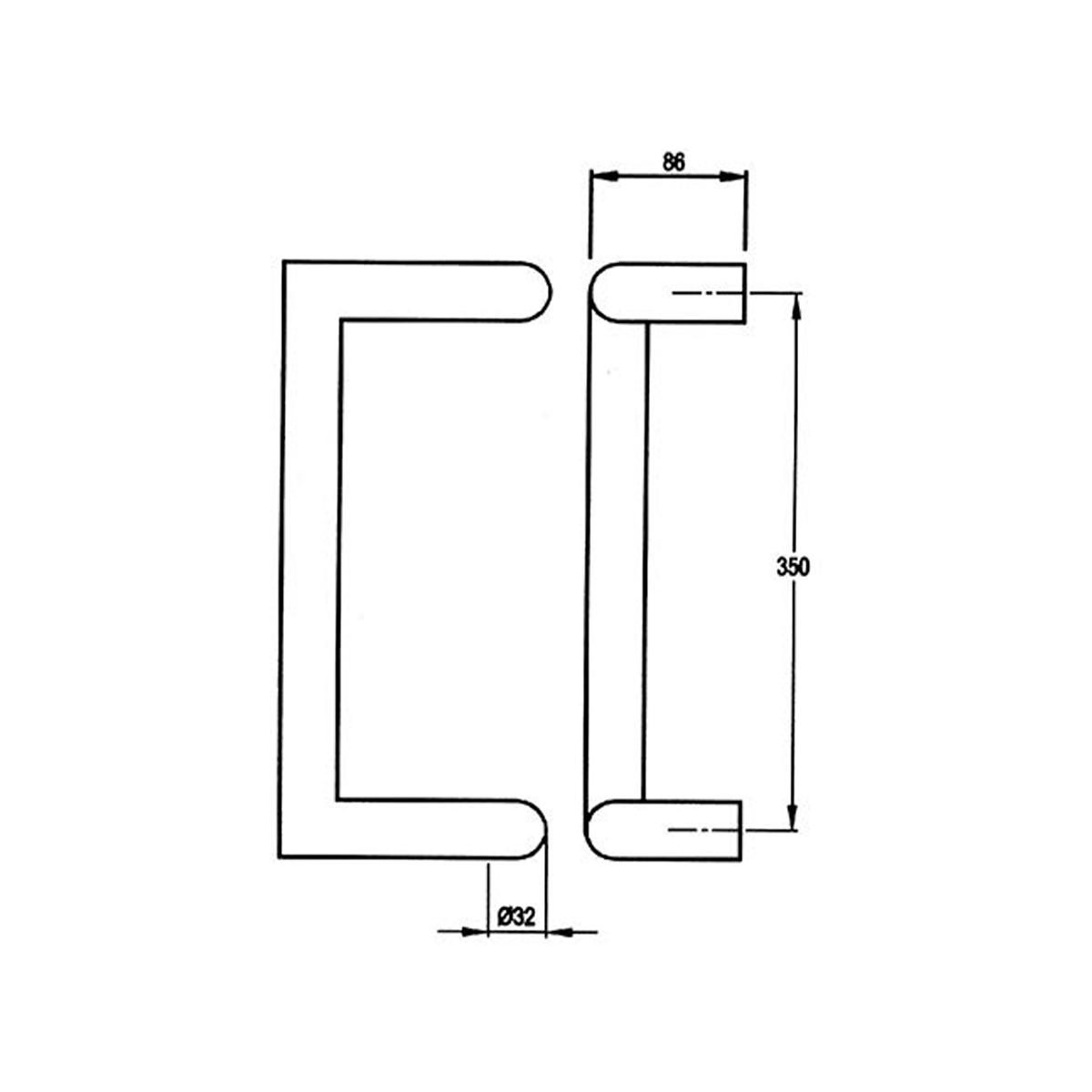 Sandpiper Pull Handle | ASSA ABLOY