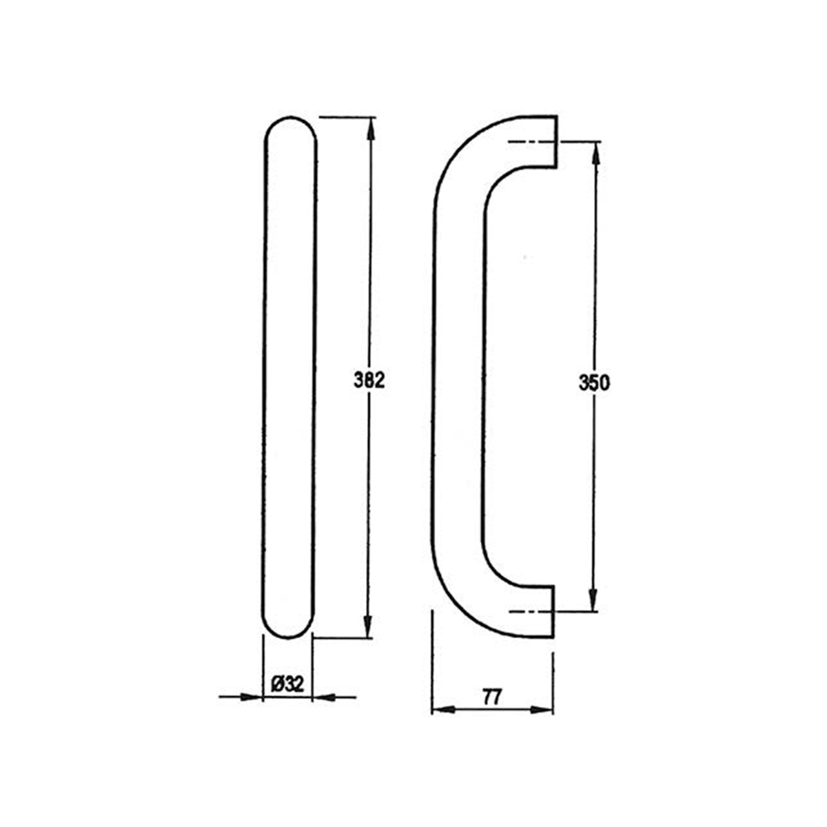Sandpiper Pull Handle | ASSA ABLOY