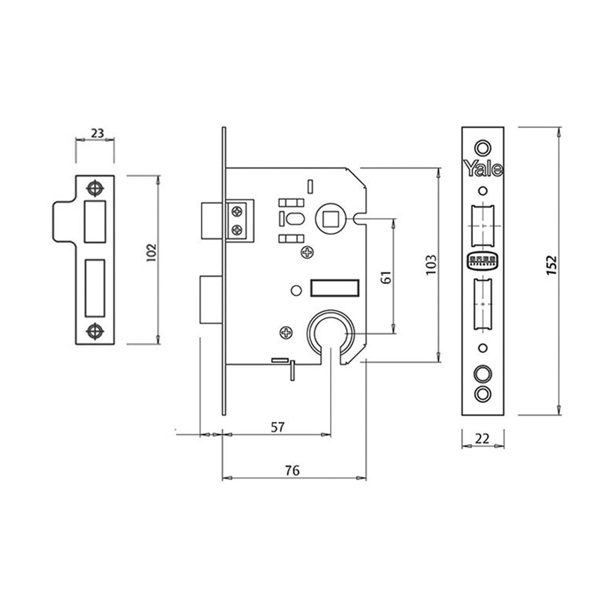Euro Profile Cylinder Lockset (with cylinder) | ASSA ABLOY